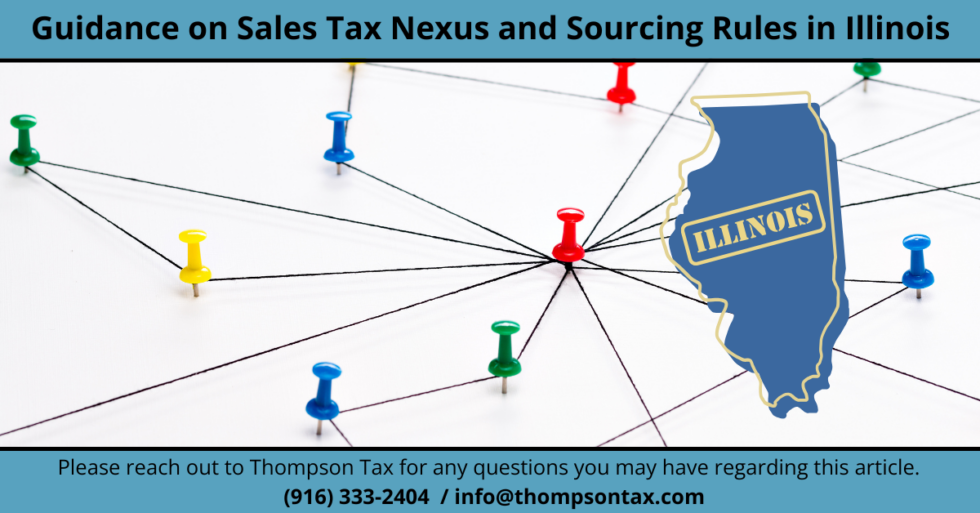 Illinois Updates Sales Tax Nexus and Sourcing Guidance | 2026